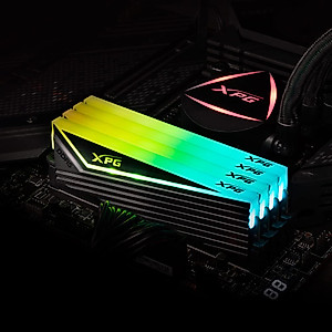 XPG Caster RGB DDR5 6000MHz 32GB (2x16GB) CL40-40-40 PCS-48000 UDIMM 288-Pins Desktop SDRAM Memory RAM Kit (AX5U6000C4016G-DCCARGY)