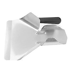 Bagger Food Grade Stainless Steel Commercial French Fry Scoop with Right Handle Multifunction Popcorn Bagger for Chips Popcorn