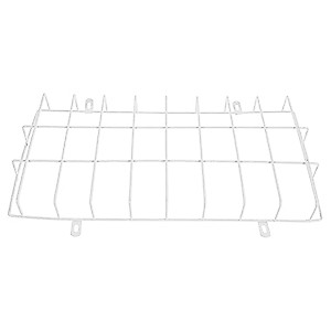 Outanaya Emergency Light Metal Cover Wrought Iron White Exit Conditioner Guard for Emergency Light