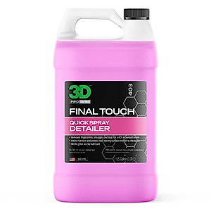 3D Final Touch Quick Detail Spray - Easy Spray On, Wipe Off Showroom Shine 1 Gallon