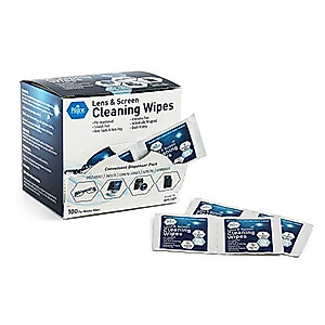 Medpride Premoistened Lens Wipes| Anti-Static, Anti-Fog, Quick-Dry & Scratch-Free| Cleaning Cloths for LED Touch Screen, iPhones, iPads, Computer Monitors, Eyeglasses, Camera Lenses, Laptop (100)