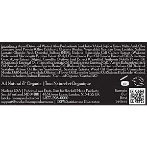 Brickell Men's Polishing Body Scrub for Men, Natural and Organic Body Exfoliator to Remove Dirt, Prevent Blemishes, and Brighten Skin (8 ounce)