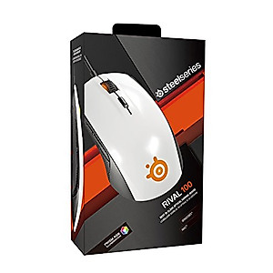 SteelSeries Rival 100, Optical Gaming Mouse - White