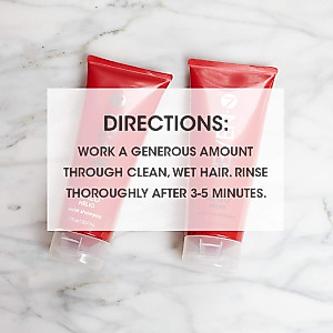 Rinzu HELIO violet shampoo and conditioner set from SEVEN haircare, a toning shampoo and conditioner system for blonde hair, cruelty free, sulfate free, 14 Fl oz