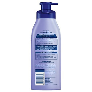 NIVEA Shea Nourish Body Lotion, Dry Skin Lotion with Shea Butter, 16.9 Fl Oz Pump Bottle