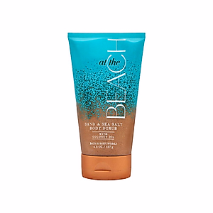 Bath & Body Works 6.6 Ounce Sand & Sea Salt Scrub with coconut oil At the Beach Scent (Packaging may vary)