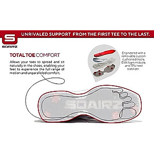 SQAIRZ Freedom Mesh Women's Athletic Golf Shoes, SQAIRZ Golf Shoes, Designed for Balance & Performance, Replaceable Spikes, Breathable, Golf Shoes Women with Spikes, Womens Golf Shoes, Golf Footwear