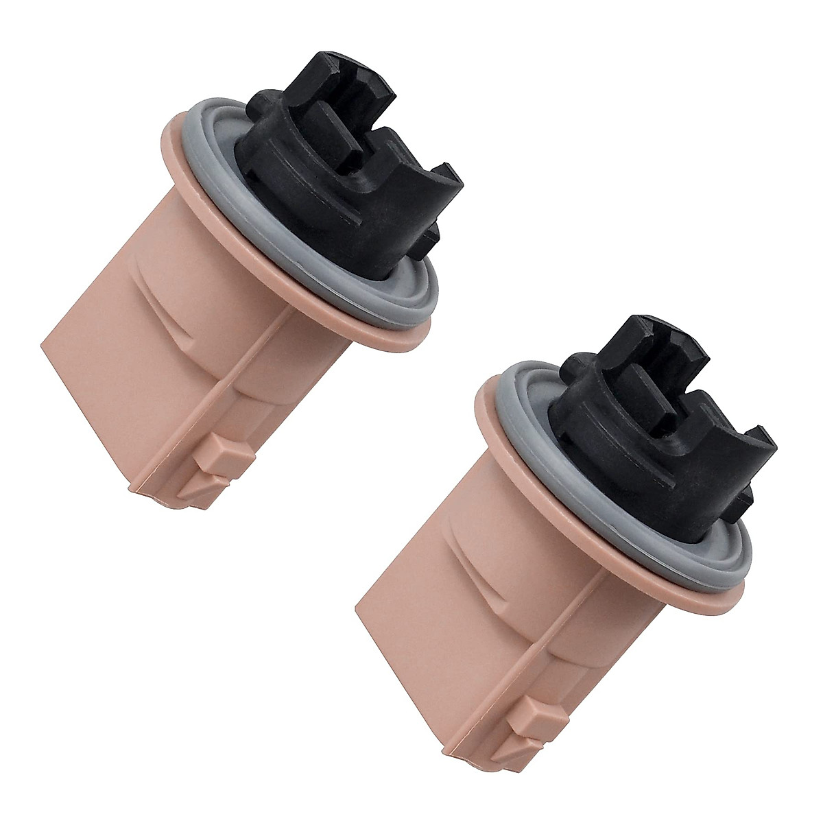 HERCOO Turn Signal Lights Socket Headlight Park Light Lamp Sockets Holder Compatible With Ford Focus Freestyle Escape Fusion Ranger F150 F250 F350 Super Duty, Pack of 2