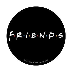 Friends Logo White PopSockets Standard PopGrip