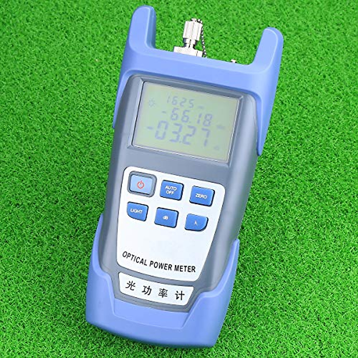 Fiber Optic Power Meter with 30KM Aluminum Visual Fault Locator FC-LC Adapter Fiber Optic Cable Tester Test Test Tool for CATV Telecommunications Engineering Maintenance