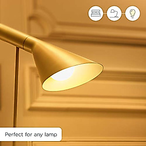 WiZ IZ0026023 60 Watt EQ A19 Smart Wifi Connected LED Light Bulbs/Compatible with Alexa and Google Home, no Hub required, Dimmable Soft White, 3 Count