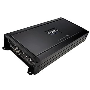 TORO TECH – RX4S, 80 Watts x 4 RMS @ 4 Ohm / 4 Channel Car Amplifier, Sound Quality Class A/B Design, Built-in Auto Sensing Turn-On, Full Range Speaker or Subwoofer Amplifier
