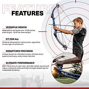 Genesis Original Bow Archery Kit, Right Handed, Carbon