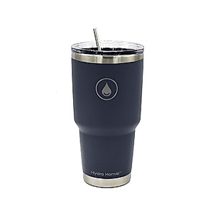 HYDRO HOMIE Tumbler - Premium Stainless Steel Triple Wall Vacuum Insulated with Triple Shield Technology 30 oz Navy Twilight