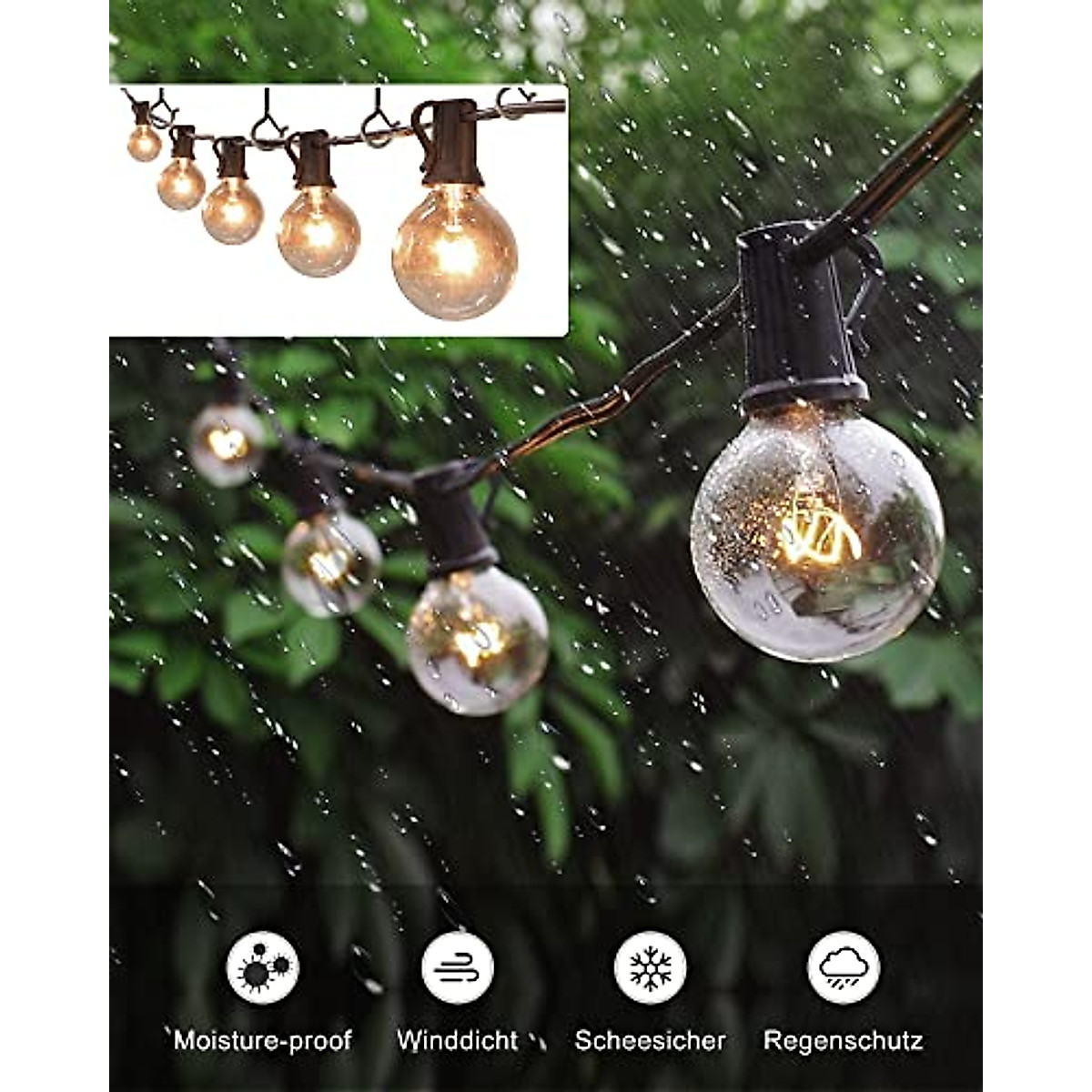 EVISTTER 20 Pack Q Hanger Hooks for Outdoor String Lights Hooks,Christmas Lights Hanger Hooks Rust-Resistant for Outdoor Decoration Hanging(2.2In,Bronze)