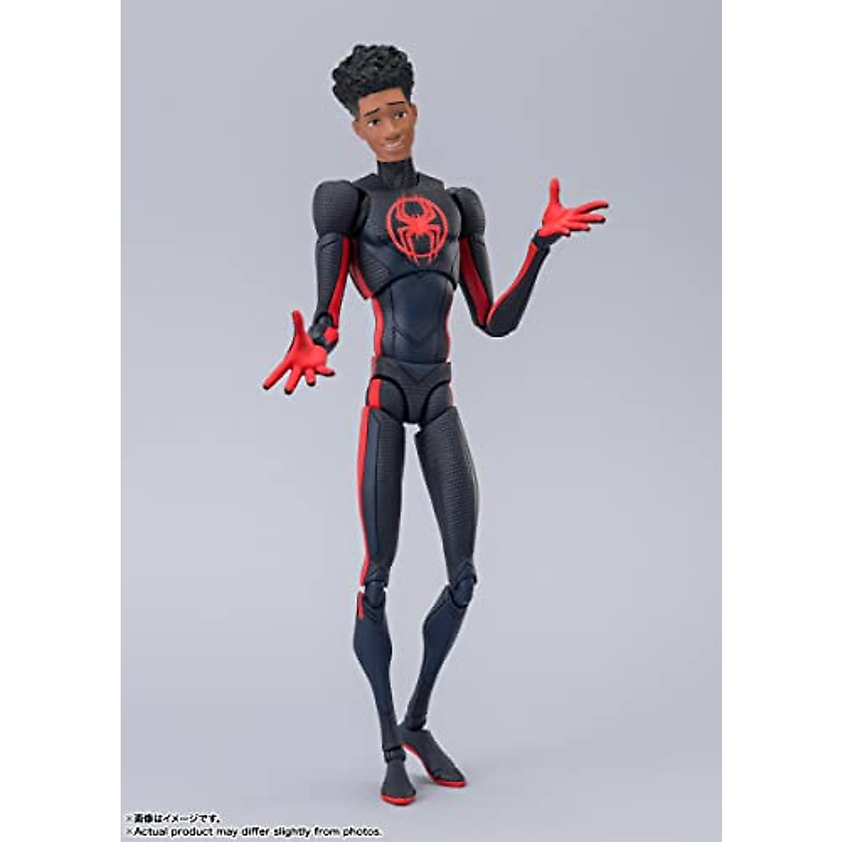 TAMASHII NATIONS - Spider-Man: Across The Spider-Verse - Spider-Man (Miles Morales) (Spider-Man: Across The Spider-Verse), Bandai Spirits S.H.Figuarts Action Figure