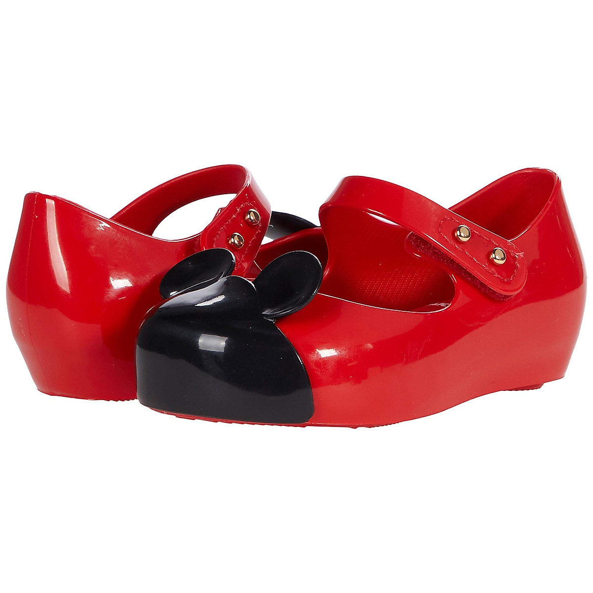 mini melissa Girl's Ultragirl + Mickey and Friends BB (Toddler/Little Kid) Red/Black 7 Toddler M