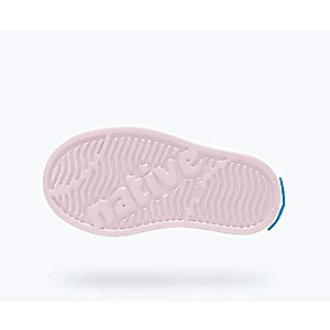 Native Shoes, Jefferson Child, Kids Lightweight Sneaker, Milk Pink/Shell White, 5 M US Big Kid