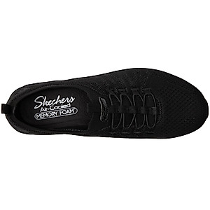 SKECHERS Women's Active-AIR Sneaker, Black, 8.5