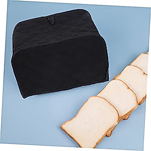 KICHOUSE Bread Machine Dust Cover Oven Microwave Combo Oven Protector Air Fryer Toaster Air Fryer Cover Toaster Protector Kitchen Protection Cover Bread Machine Sleeve Home Supply Black