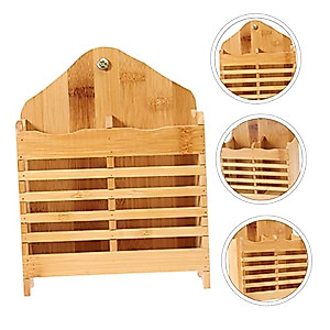 Balacoo 2pcs Rack Pet Rabbit Manger Hamster Manager Animal Guinea Less Bowl Pig Feeder Feeding Food Hay Wasted Manger- Chinchilla for Grass Holder Wooden Ferret Bunny Wood Small