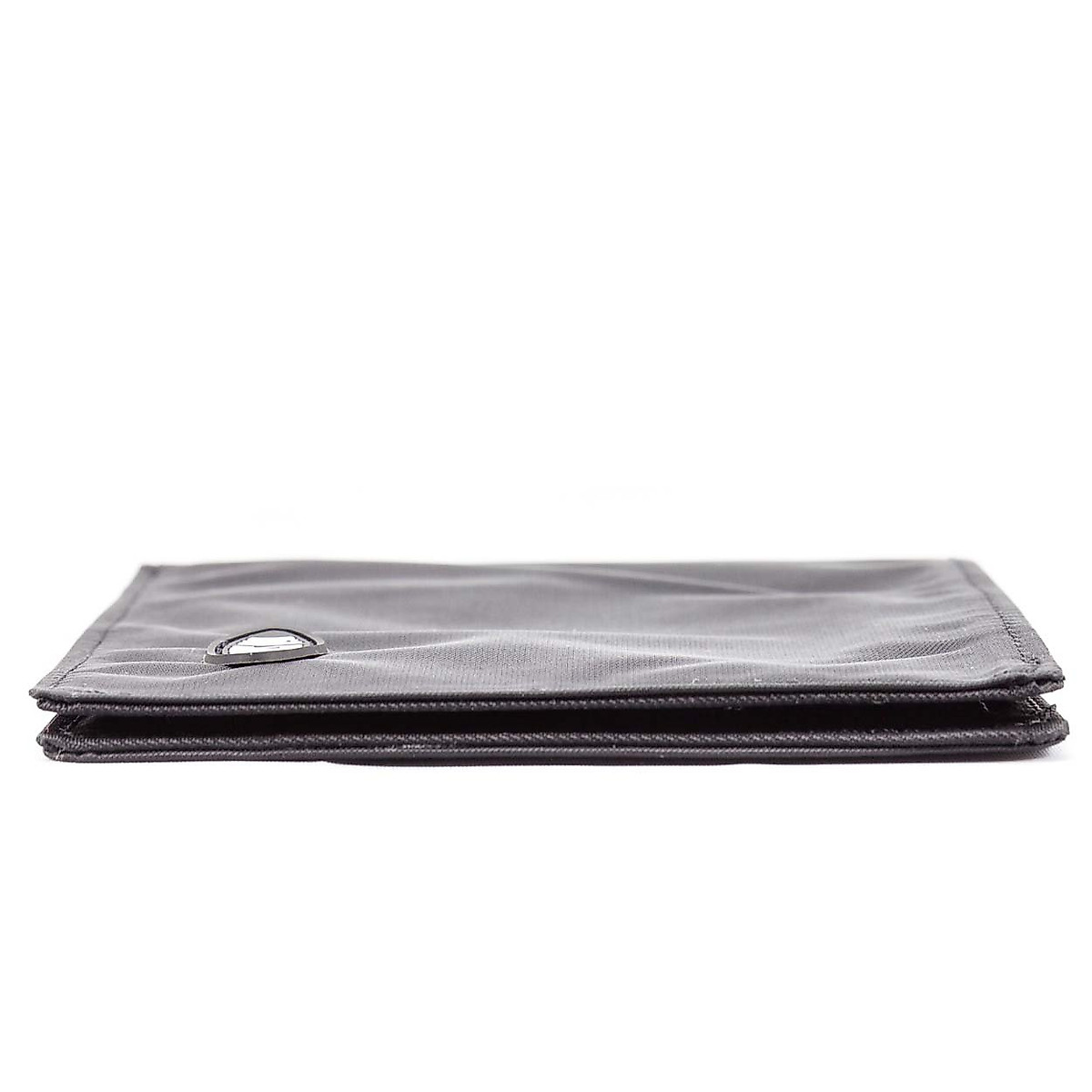 Big Skinny Men's Super Skinny Bi-Fold Slim Wallet, Holds Up to 30 Cards, Black