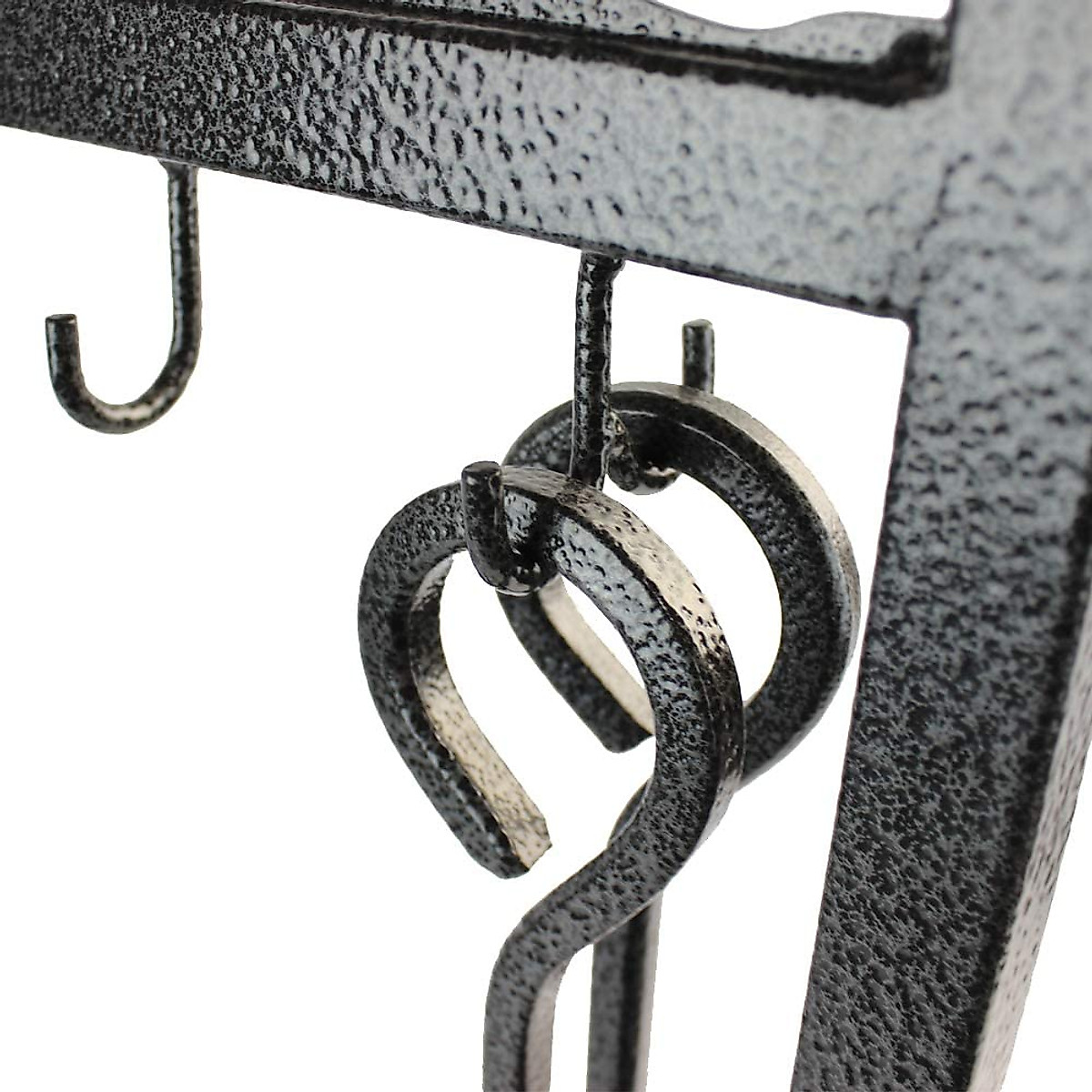 MYFIREPLACEDIRECT 5 Pieces Fireplace Tool Set Strength Wrought Iron, Fire Place Toolset Indoor Outdoor Hearth Accessories Kit with Fireplace Brush, Fire Poker, Firewood Tong, Fireplace Shovel, Glove