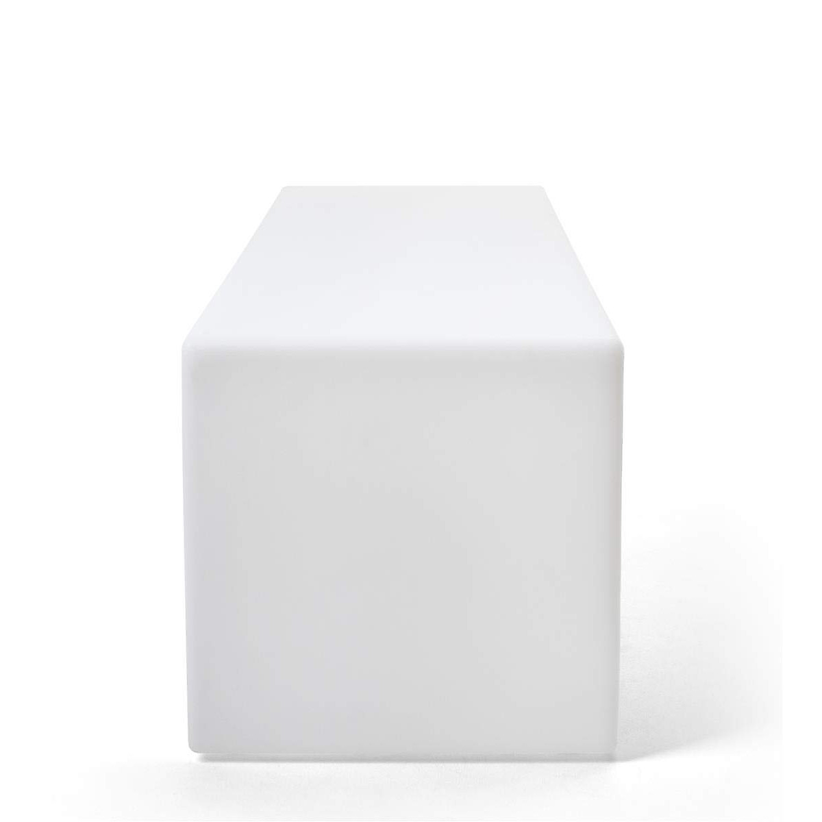 Displays2go Backlit Benches with Color Changing Lights – White (FDLED47BST)