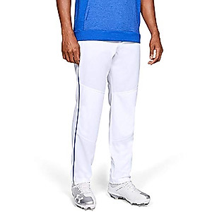 Under Armour Men's UA Utility Relaxed Piped Baseball Pants XL White