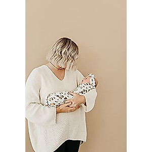 Copper Pearl Large Premium Knit Baby Swaddle Receiving Blanket Millie