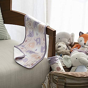 Ingenuity Easy Eater 3-Pack Soft Absorbent 100% Cotton Terry Baby Burp Cloth 19" x 8" - Grazy