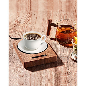 Mug Warmer, 200W Coffee Mug Warmer for Desk with Temperature Display, Candle Warmer for Large Jar, 5 Modes(113℉-212℉), 12h Timer, Ideal Coffee Gifts for Festival Birthday Women Men Mom Dad Grandma