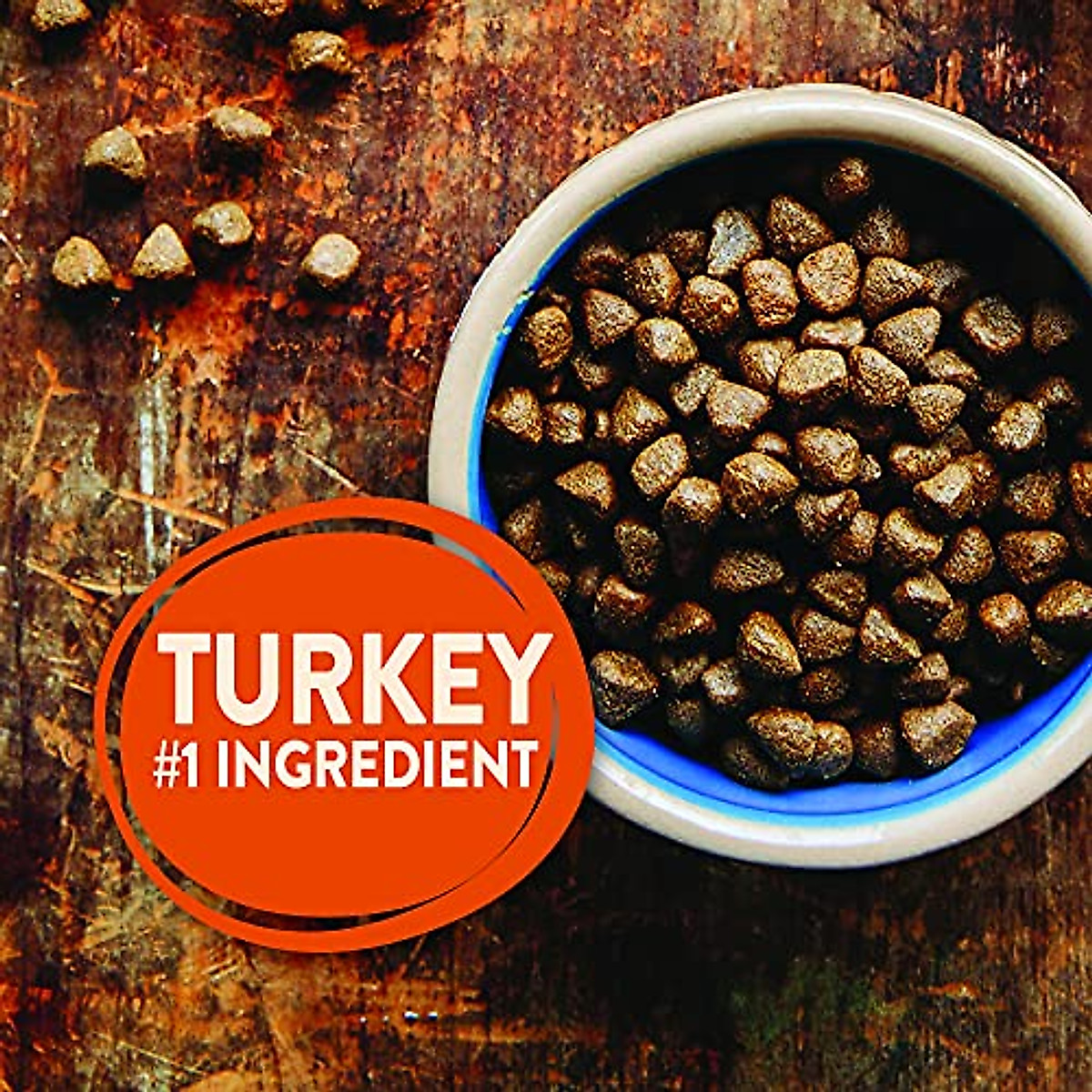 Wellness CORE Grain-Free High-Protein Dry Dog Food, Natural Ingredients, Made in USA with Real Meat, All Breeds, For Adult Dogs (Original Turkey & Chicken, 4-Pound Bag)