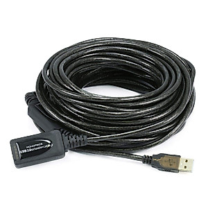 Monoprice 49ft 15M USB 2.0 A Male to A Female Active Extension / Repeater Cable (Kinect & PS3 Move Compatible Extension)