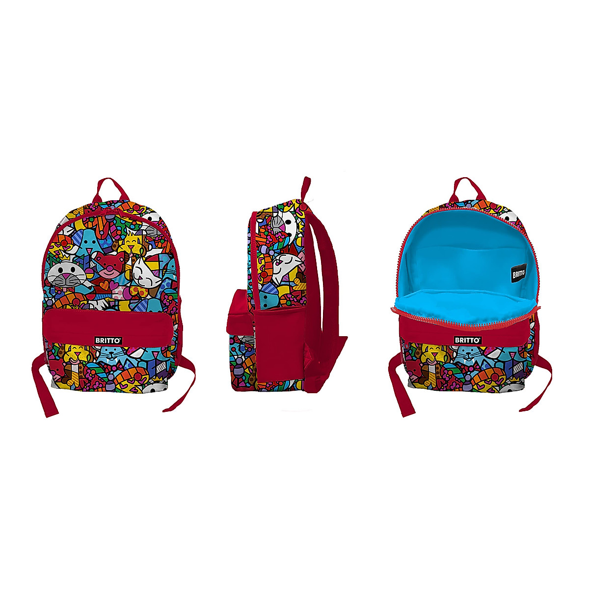 BRITTO Romero 15" Polyester Twill Backpack, Best Friends