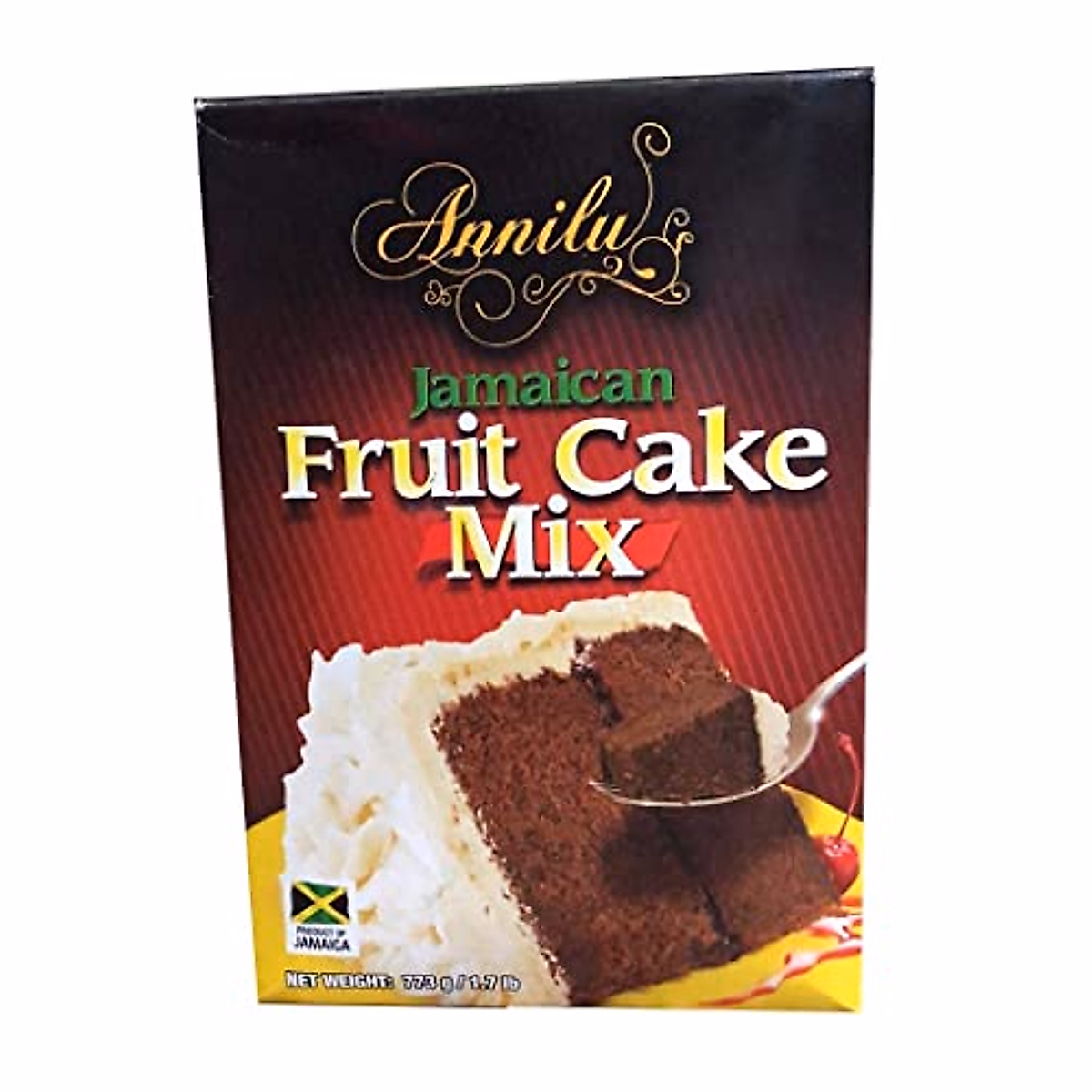 Jamaican Fruit Cake Mix - Annilu 1.7 Lb - Product of Jamaican