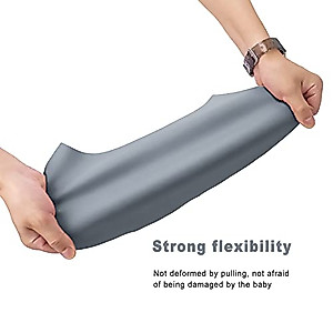 High Chair Placemat, Durable High Chair Placemat Silicone, Clean and Hygienic, for Stokke High Chair Tray Cover, Suitable for Stokke Tripp Trapp High Chair Tray (Grey)