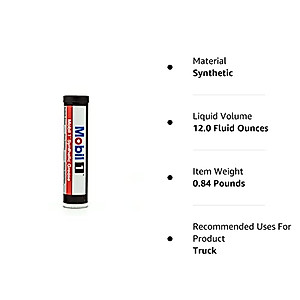Mobil 1 Synthetic Grease, Auto, 12.5 oz.