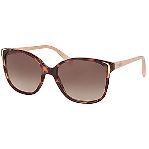 Prada PR01OS UE00A6 Spotted Brown/Pink PR01OS Round Sunglasses Lens Category
