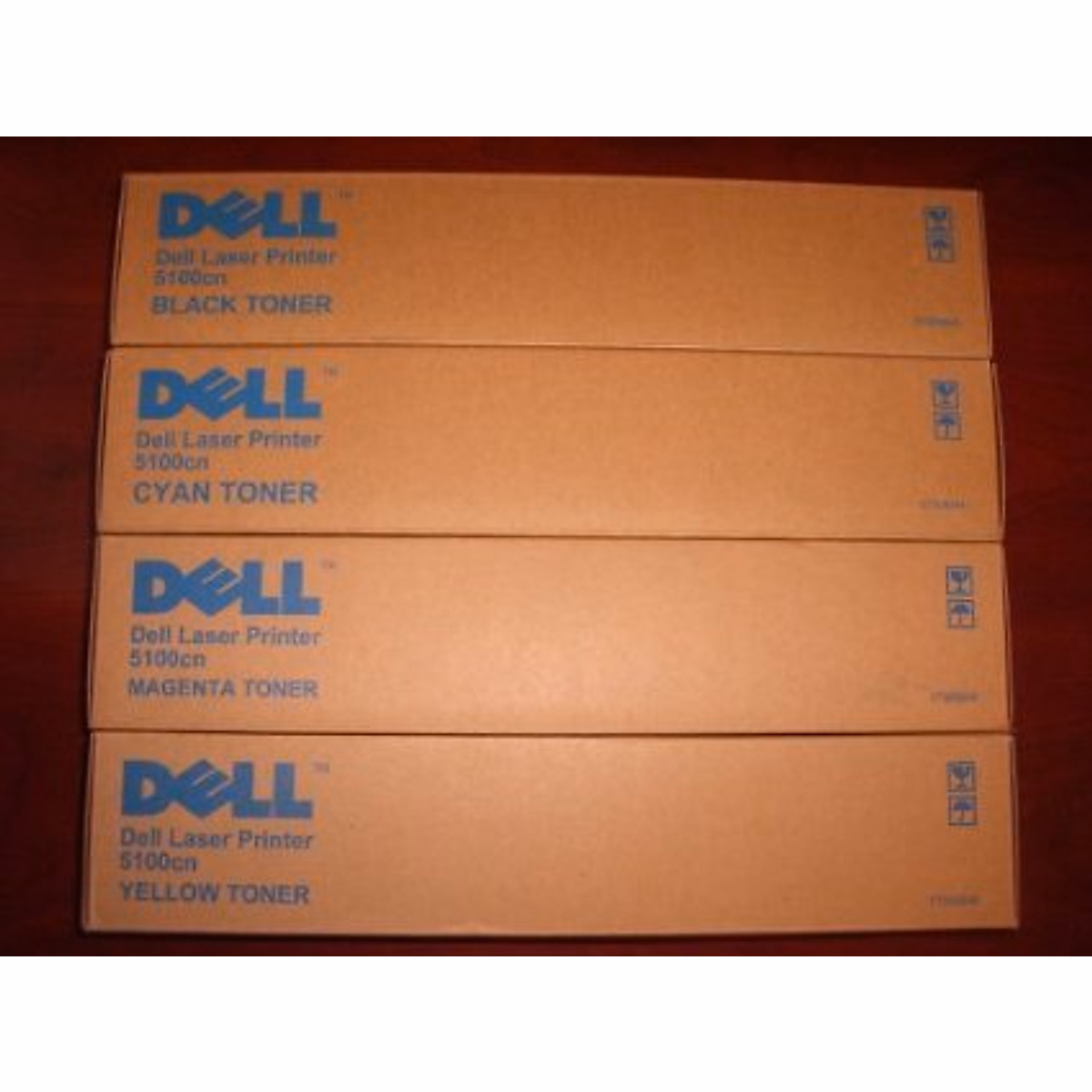 Genuine Dell 5100cn Toner Set (BK/C/M/Y)
