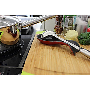 BergHOFF Cast Iron Spoon Rest, Red