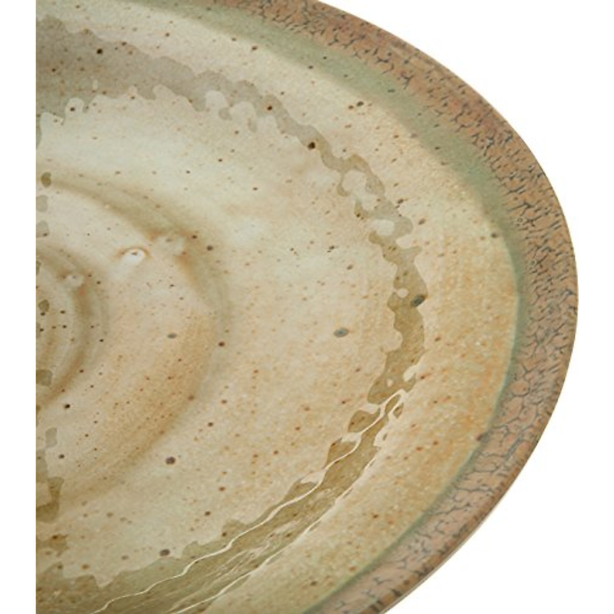 CFS GA5500670 Gathering Melamine Large Round Platter, 18", Adobe (1 Platter)