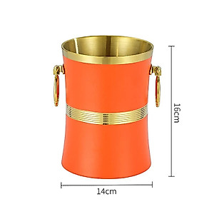 YFZMD Ktv Table Supplies Full Set of Fruit Plate Ice Bucket Microphone Holder Toothpick Cup Tissue Box Stainless Steel