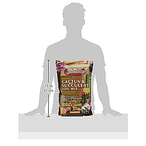 Hoffman 10410 Organic Cactus and Succulent Soil Mix, 10 Quarts