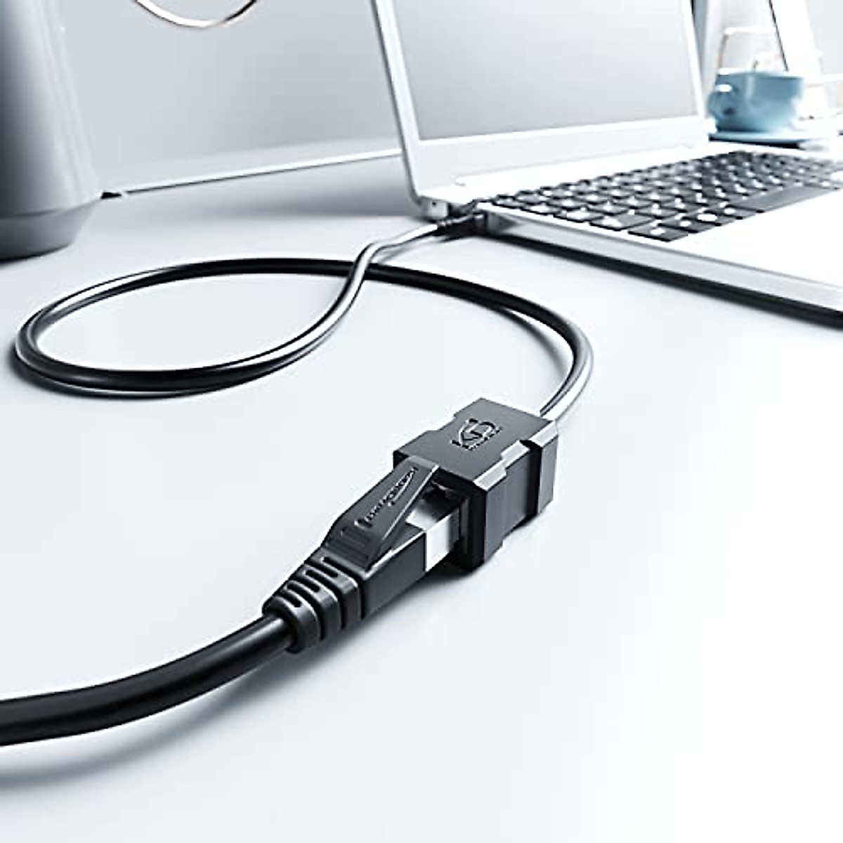 Cat7 Ethernet Extension Cable – 6ft, Break-Proof Design (Male to Female LAN & Ethernet Extension, Internet Cable Extender, Full Data Transfer Speed – 10Gbit/s, SF/FTP Shielding) – by CableDirect