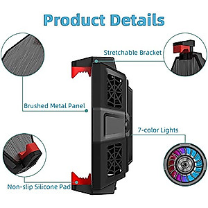 BBSJ Mobile Phone Radiator Cooling Back Clip Semiconductor Cooling Fan Game Handle Mobile Phone Cooling Artifact