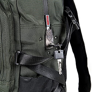 DIME BAGS Omerta Transporter Backpack | Carbon Filter Lined Bag with Heavy-Duty Lock (Green)