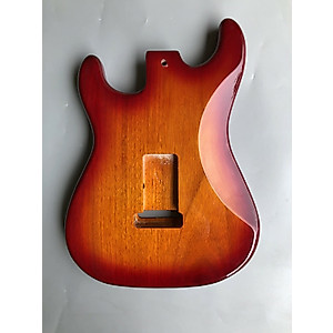 New Guitar Body Mahogany SSS Pickup Glossy Painting DIY Guitar ST Style Bolt on