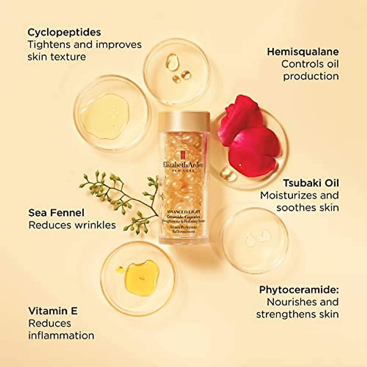 Elizabeth Arden ADVANCED LIGHT CERAMIDE CAPSULES STRENGTHENING & REFINING SERUM 30PCS