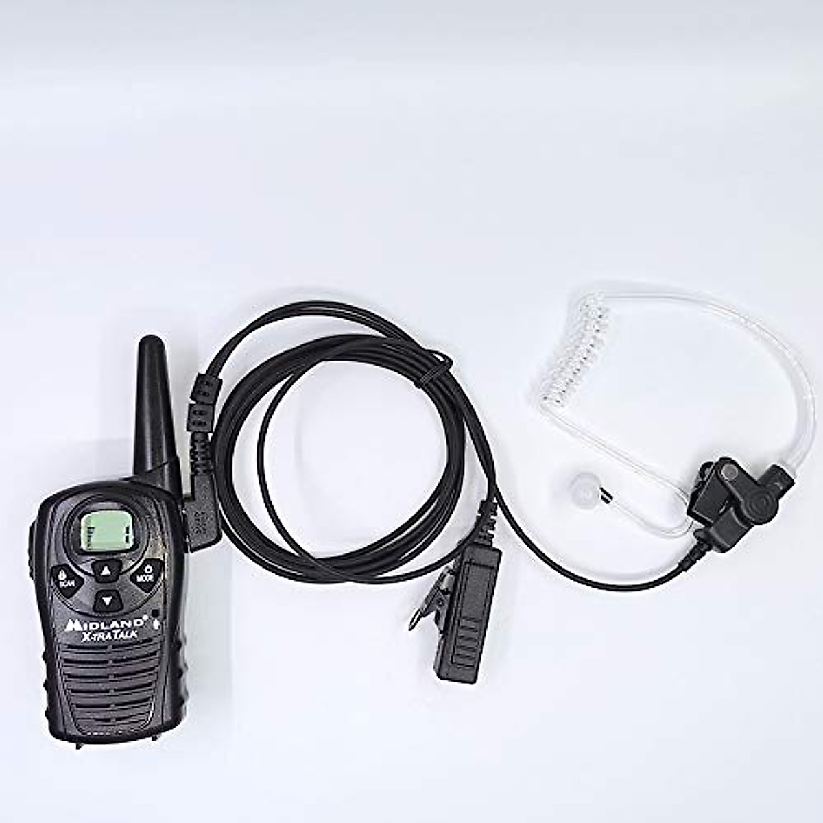KCTIN Earpiece for Midland Walkie Talkies with Mic Security Headsets for GXT1000VP4 LXT500VP3 GXT1050VP4 GXT1000XB (2Packs)